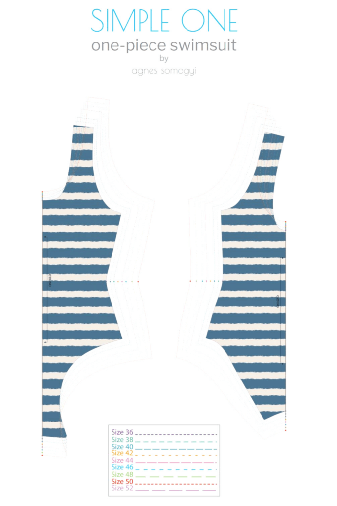 Free One Piece Swimsuit Pattern | Agnes Somogyi